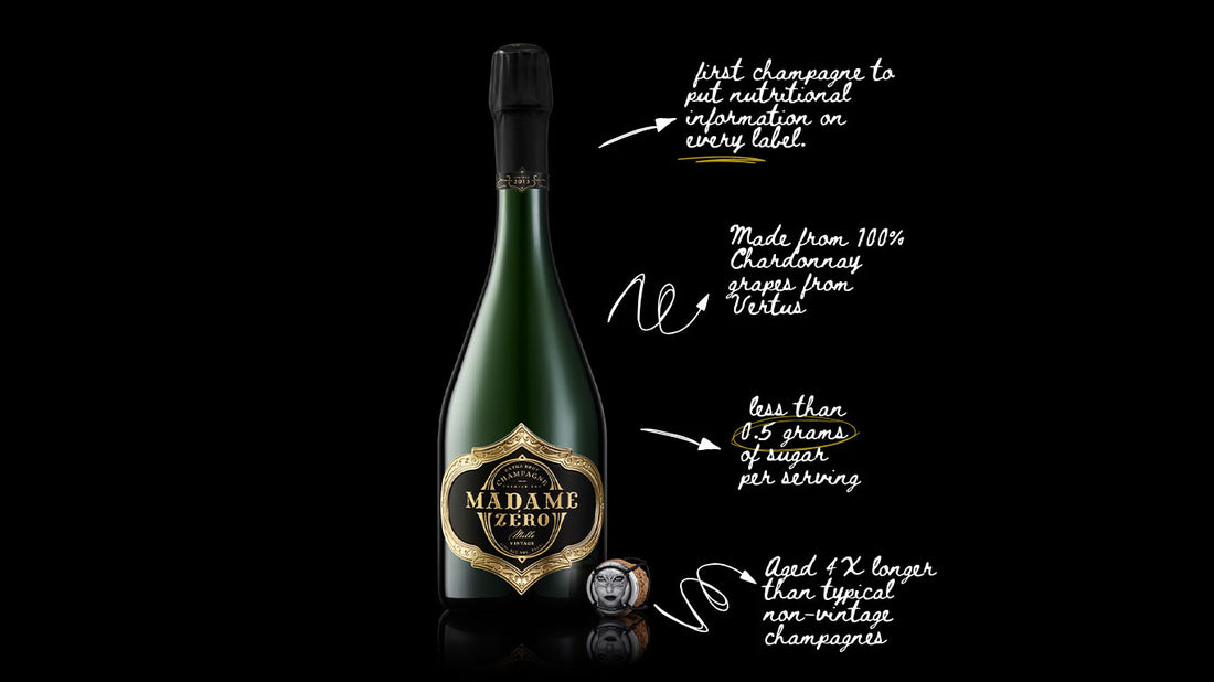 Madame Zero Champagne | Ultra-Low-Sugar, Luxury Champagne
